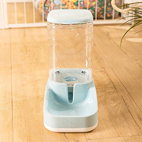 Dog Water Dispenser,Water Bowl for Dogs，Pet Automatic Waterer, Gravity Water Dispenser Station Self-Dispensing for Cats/Dogs Bowl，Automatic Gravity Fountain Bottle Bowl Dish Stand 1 Gal(3.8L)