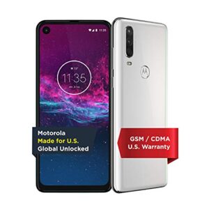 motorola one action | unlocked | made for us by motorola | 4/128gb | 16mp camera | white