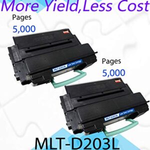 EASYPRINT (2-Pack) Compatible MLT D203L MLTD203L Toner Cartridge Used for Samsung SL-M3320ND, 3310, M3370FD, M3820DW, M3870FW, M4020ND, M4070FR, M4070FX Printer (High Yield)