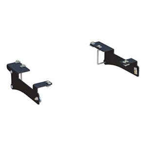 curt 16429 5th wheel installation brackets, compatible with select chevrolet silverado, gmc sierra 2500, 3500 hd , black