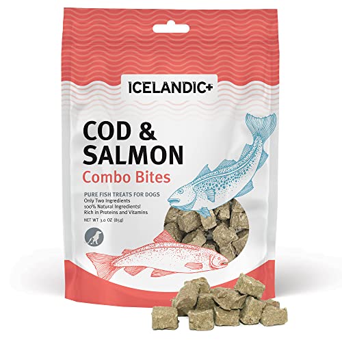 Icelandic+ Plus Cod & Salmon Combo Bites Dog Treat 3.0-oz Bag