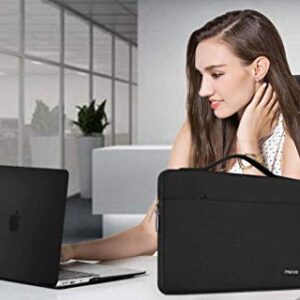 MOSISO Compatible with MacBook Pro 13 inch Case M2 2023, 2022, 2021-2016 A2338 M1 A2251 A2289 A2159 A1989 A1708 A1706, Plastic Hard Case&Bag&Keyboard Skin&Webcam Cover&Screen Protector, Black