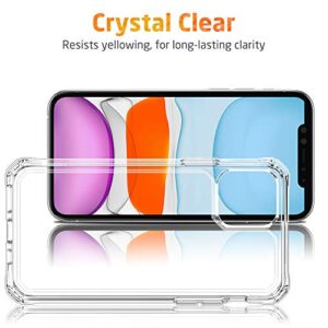 ESR for iPhone 11 Phone Case, iPhone 11 Case Clear, Military-Grade Protection, Shock-Absorbing Corners, Scratch- and Yellowing-Resistant Hard Back, Phone Case for iPhone 11, Air Armor Case, Clear