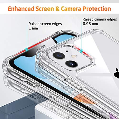 ESR for iPhone 11 Phone Case, iPhone 11 Case Clear, Military-Grade Protection, Shock-Absorbing Corners, Scratch- and Yellowing-Resistant Hard Back, Phone Case for iPhone 11, Air Armor Case, Clear