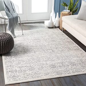 artistic weavers preston vintage oriental area rug, 5 ft 3 in x 7 ft 1 in, ivory