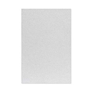 Silver Glitter Cardstock - 30-Pack Glitter Paper for DIY Craft Projects, Birthday Party Decorations, Scrapbook, Double-Sided, 110 lb Cover Stock, 8 x 12 inches