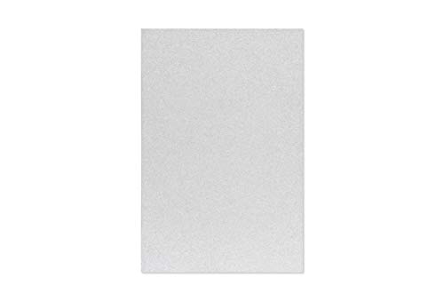 Silver Glitter Cardstock - 30-Pack Glitter Paper for DIY Craft Projects, Birthday Party Decorations, Scrapbook, Double-Sided, 110 lb Cover Stock, 8 x 12 inches