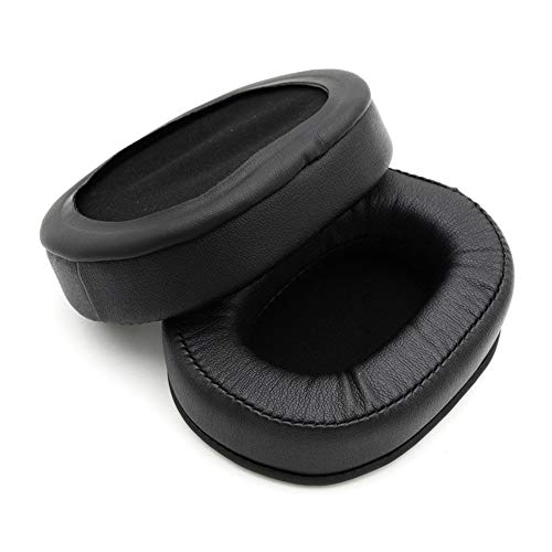 Black Ear Pads Ear Cushions Covers Replacement Foam Compatible with Sony MDR-NC50 MDR-NC60 Headset Headphone