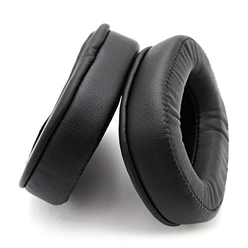 Black Ear Pads Ear Cushions Covers Replacement Foam Compatible with Sony MDR-NC50 MDR-NC60 Headset Headphone