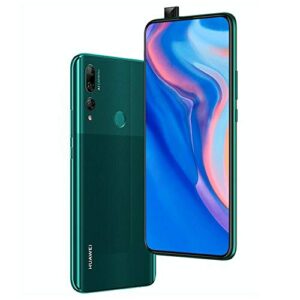 huawei y9 prime 2019 (128gb, 4gb ram) 6.59" display, 3 ai cameras, 4000mah battery, dual sim gsm factory unlocked - stk-lx3, us & global 4g lte international model (emerald green, 128 gb)