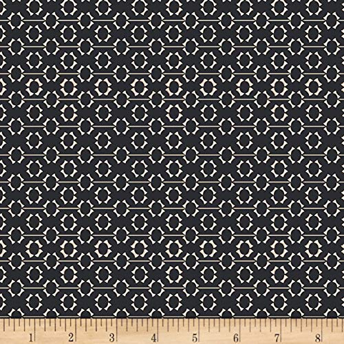 Art Gallery Fabrics Art Gallery Capsules-Aligned Dash-ing in Knit, Black