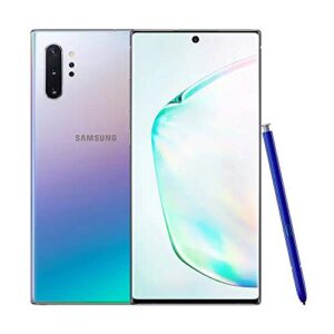 samsung galaxy note 10+ plus (5g) single-sim sm-n976b 256gb (gsm only, no cdma) factory unlocked 5g smartphone - international version (aura glow)