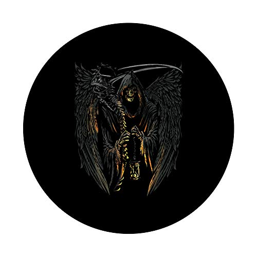 Angel of Death Grim Reaper Scary Halloween Occult Dark Art PopSockets Swappable PopGrip