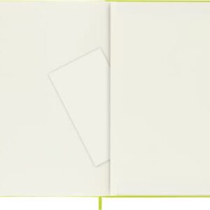 Moleskine Classic Notebook, Hard Cover, XL (7.5" x 9.5") Ruled/Lined, Lemon Green, 192 Pages