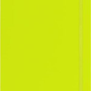 Moleskine Classic Notebook, Hard Cover, XL (7.5" x 9.5") Ruled/Lined, Lemon Green, 192 Pages