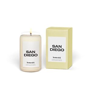 homesick scented candle, san diego