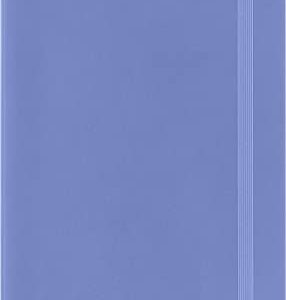 Moleskine Classic Notebook, Soft Cover, Large (5" x 8.25") Ruled/Lined, Hydrangea Blue, 192 Pages