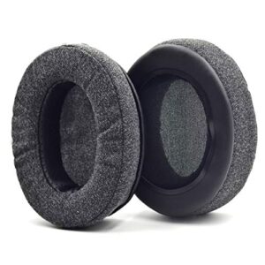 defean upgrade ear pads replacement gray flannel memory foam compatible with audio-technica m40x m50 m50x msr7 / fostex t50rp / mdr 7506 / hyperx cloud alpha hyperx cloud headset