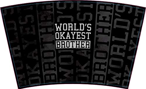 World's Okayest Brother Stainless Steel 16 oz Travel Mug with Lid