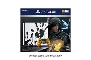 playstation 4 pro 1tb limited edition console - death stranding bundle