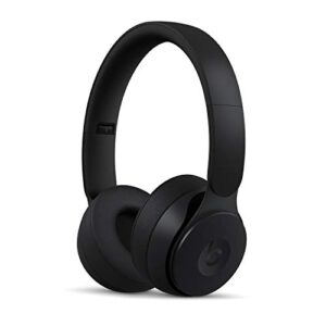 beats solo pro wireless noise cancelling on-ear headphones - apple h1 headphone chip, class 1 bluetooth, 22 hours of listening time, built-in microphone - black