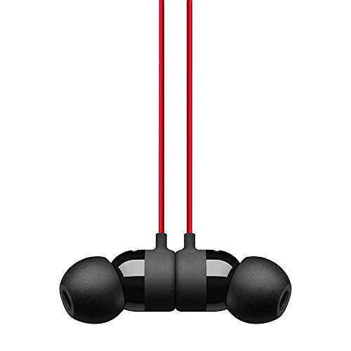 BeatsX Wireless Earphones - Apple W1 Headphone Chip, Class 1 Bluetooth, 8 Hours of Listening Time - Black-Red