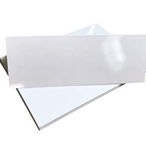 Dry Erase Name Tent Table Cards 8.5" x 3" (30 Pack) Reusable Name Cards, Classroom Name Tags, Wedding Guest Name Tents