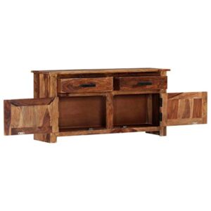 vidaXL Sideboard Storage Kitchen Cabinet Buffet Server Bar Wine Cabinet Console Table for Dining Living Room Cupboard Solid Wood Sheesham