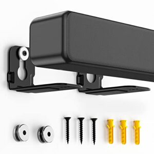 notiela universal soundbar wall mount bracket floating wall shelf for samsung, sony, lg, nakamichi, polk audio, vizio, roku, onn soundbar mount mounting bracket sound bar mount under tv