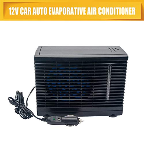 MASO 12V Mini Air Conditioner Home Car Cooler Cooling Water Evaporative Fan whith Evaporative Portable