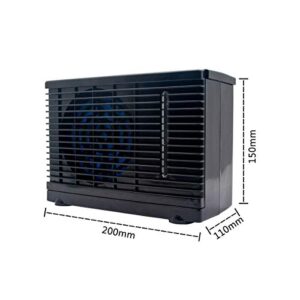 MASO 12V Mini Air Conditioner Home Car Cooler Cooling Water Evaporative Fan whith Evaporative Portable