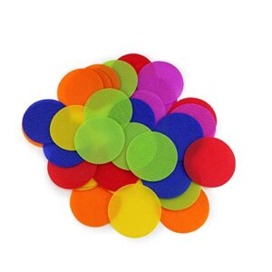 Nexxxi 36 Pieces Sitting Dots, Floor Spots Colorful Sit Makers for Classroom Preschool and Kindergarten, 4 Inches in Diameters