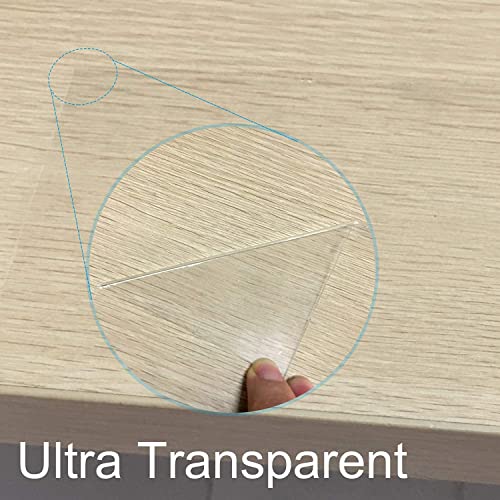 Door Scratch Protector, Protect Your Door, Furniture and Wall with Clear Premium Heavy Duty Door Cover Scratch Shield, Large Vinyl Door Guard for Dog Scratching