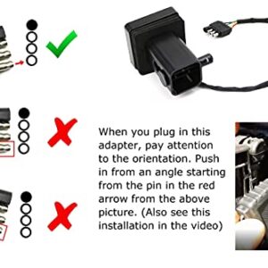 iJDMTOY Smoked Lens 15-LED Tow Hitch Receiver Brake Tail Light w/Strobe Feature Compatible With Truck SUV Trailer Equipped Class 3/4/5 2-Inch Towing Adapter Hole