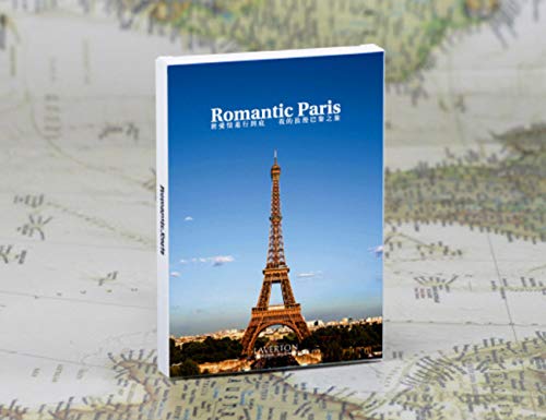 Travel postcards,Set of 30 Post cards variety pack depicting from Around the World Famous Travel Sites,Assorted Postcards Bulk, 4 x 6 -Paris