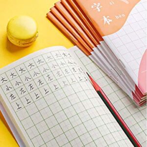 5 Books to Learn Chinese Characters Exercise Book Practice Chinese Exercise Book Writing Notebook Pinyin Chinese Character Primary School Works