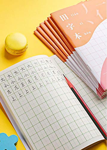 5 Books to Learn Chinese Characters Exercise Book Practice Chinese Exercise Book Writing Notebook Pinyin Chinese Character Primary School Works