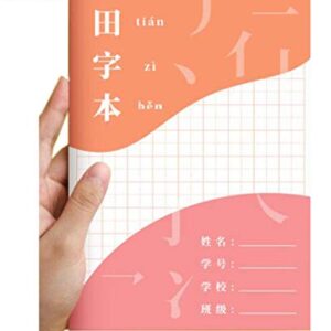 5 Books to Learn Chinese Characters Exercise Book Practice Chinese Exercise Book Writing Notebook Pinyin Chinese Character Primary School Works