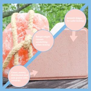 Himalayan Secrets 8.8LB (4KG) Compressed Pink Himalayan Salt Animal Lick Brick for Livestock and Wildlife - 100% Pure & Natural Feed Salt - 84 Natural Minerals and Trace Elements