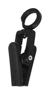 nahanco cc2b24 plastic swivel rotating clever clip, 2”, black (pack of 24)