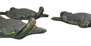 Wowser Cast Iron Turtle Wall Hook Set, Pack of 3, 5 1/4 Inch