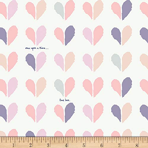 Art Gallery Fabrics Art Gallery Fusion Happily Ever After Ethereal Fabric, White