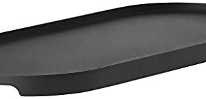 ZONE DENMARK, SINGLES Oval Tray, Metal, Modern Design, Black, 1 Count