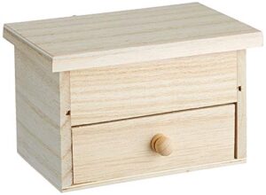 knorr prandell 3x wooden jewellery box 13 x 8.7 cm mdf