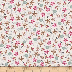 art gallery fabrics art gallery dollhouse jolie fresh fabric, white