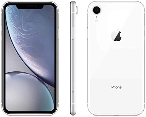 Apple iPhone XR, US Version, 128GB, White - AT&T (Renewed)