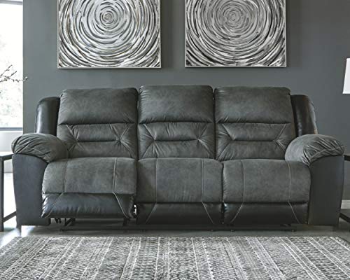 Signature Design by Ashley Contemporary Reclining Sofas, Gray