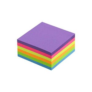 Early Buy Sticky Notes 6 Bright Color 6 Pads Self-Stick Notes 4 in x 4 in, 70 Sheets/Pad