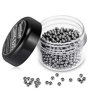 simtive 1000 pcs decanter cleaning beads, cleaner for wine decanter, carafe and vase, 304 stainless steel cleaning balls