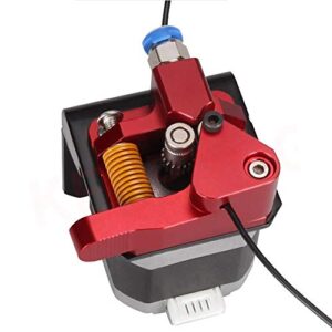 Sunhokey Dual Gear Extruder, Aluminum Dual Drive Extruder Upgrade Kit , Compatible with Creality Ender 3 CR10 CR-10 Pro CR-10S, Drive Feed for 3D Printer 1.75mm Filament